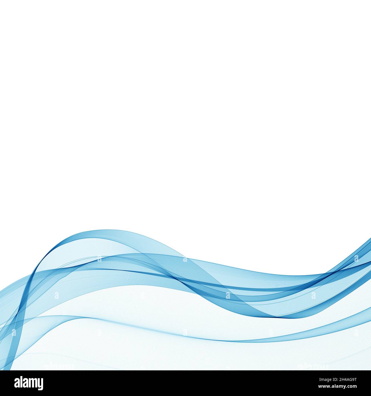 blue vector wave. advertising template Stock Photo - Alamy