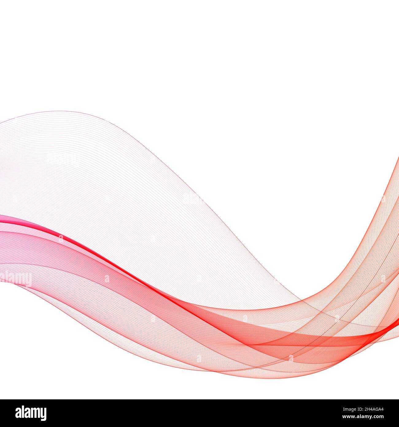 Abstract red lines. Vector background. Red smoky wave Stock Photo - Alamy