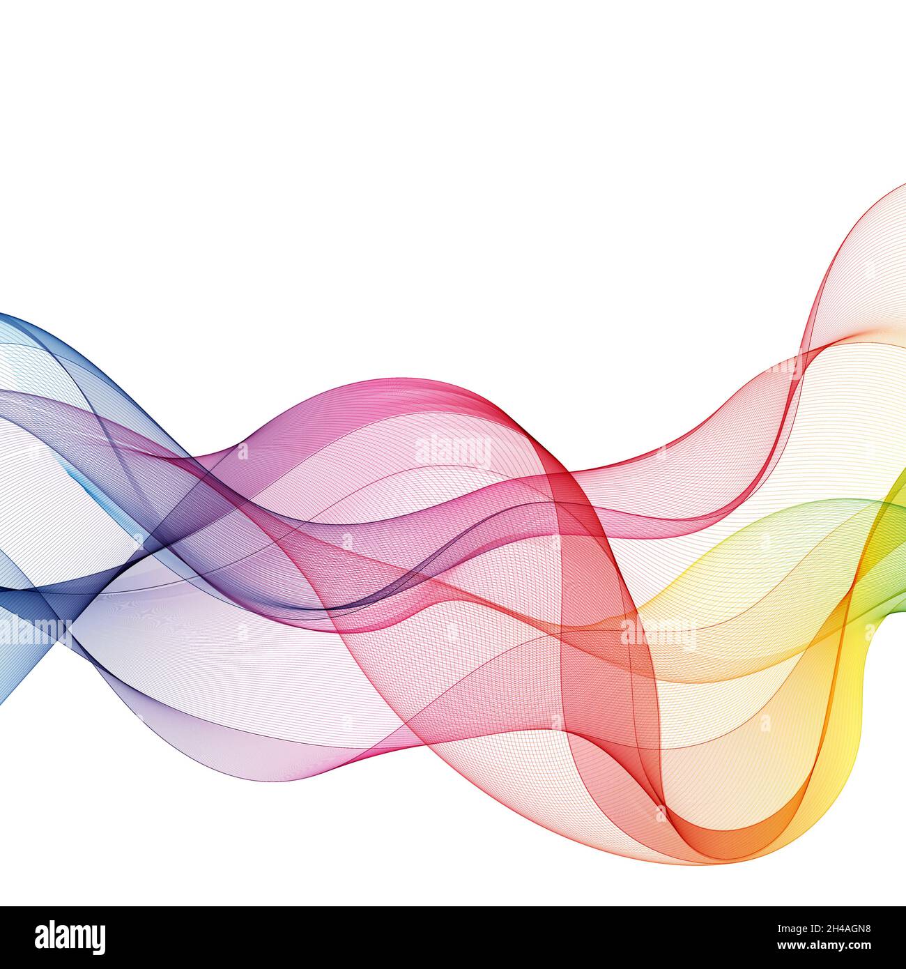 color colorful wave. vector abstract illustration Stock Photo - Alamy