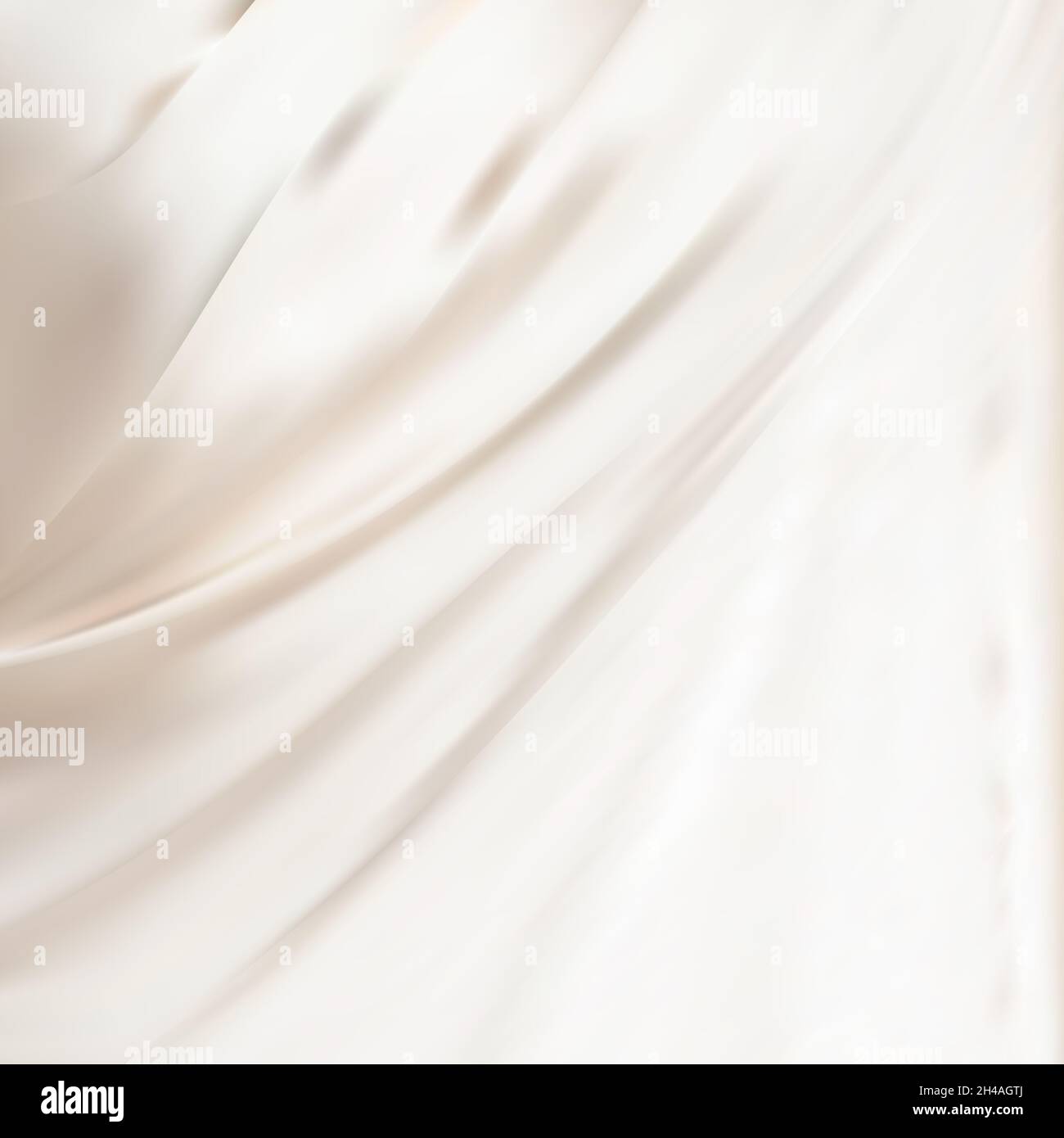 Abstract White Satin Silky Cloth,Fabric Textile Drape with Crease Wavy Folds.with soft waves ...