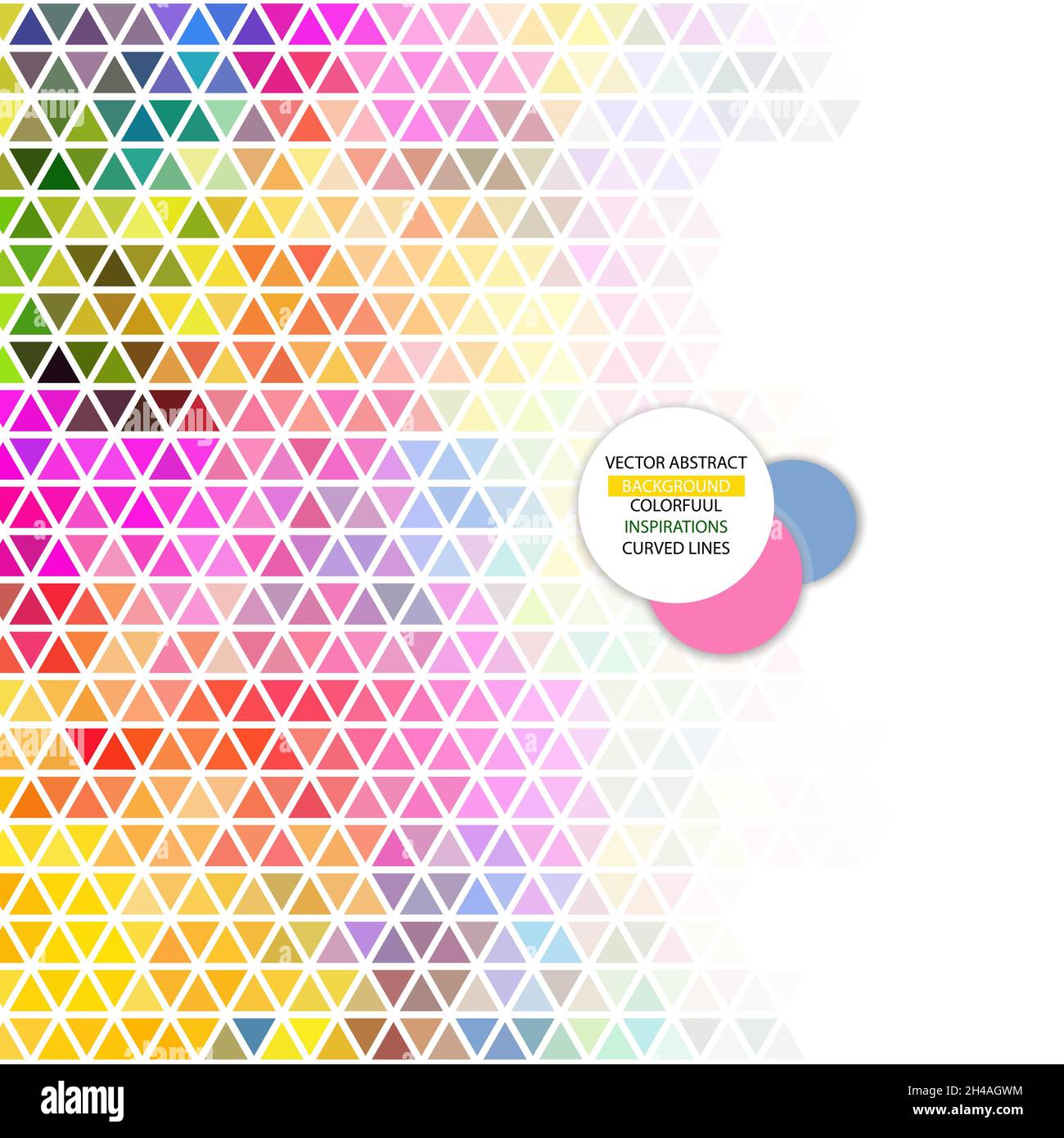 colored triangles. layout for advertising. vector image. Abstract ...