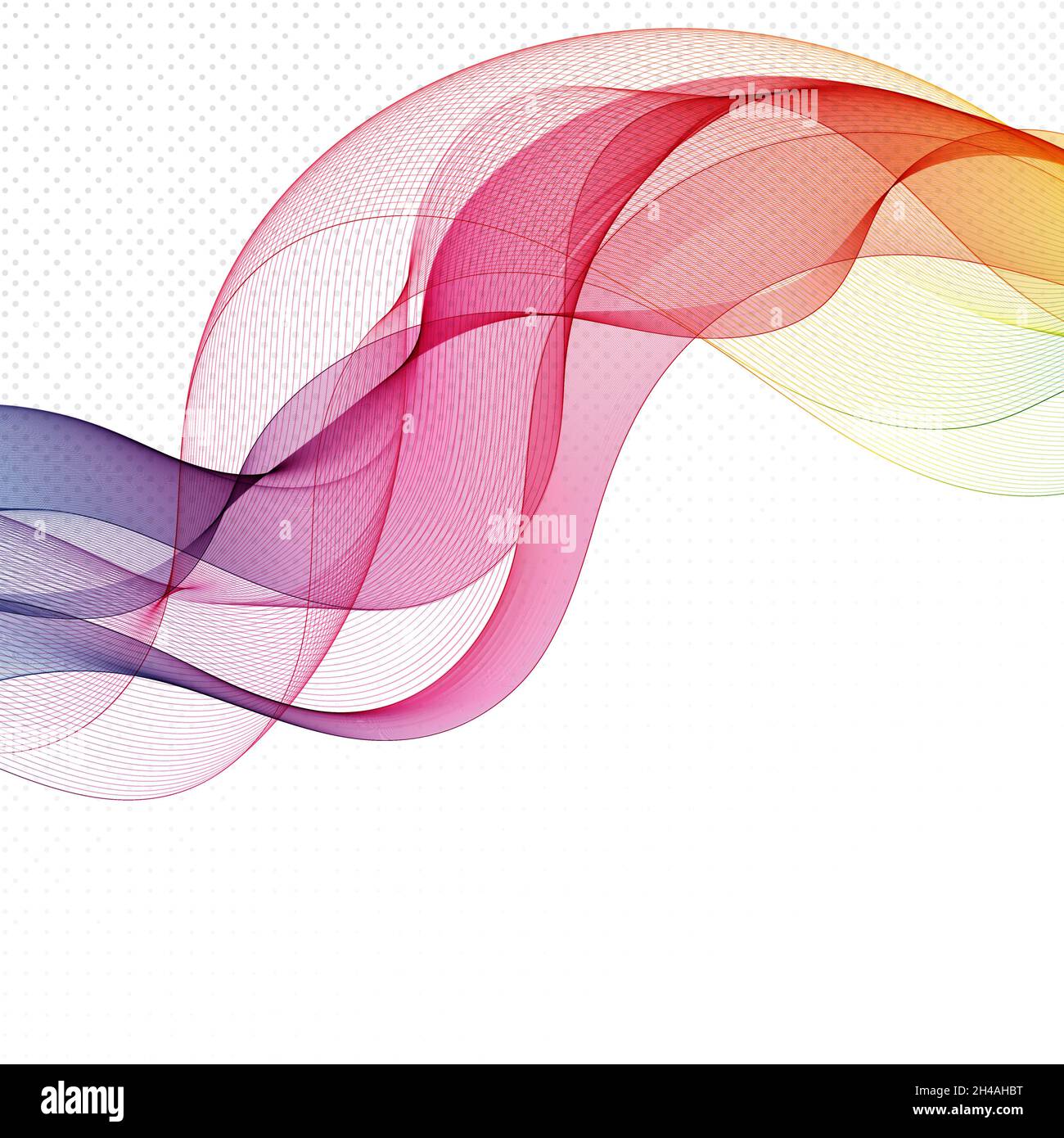 Abstract smooth color wave vector. Curve flow motion illustration Stock ...