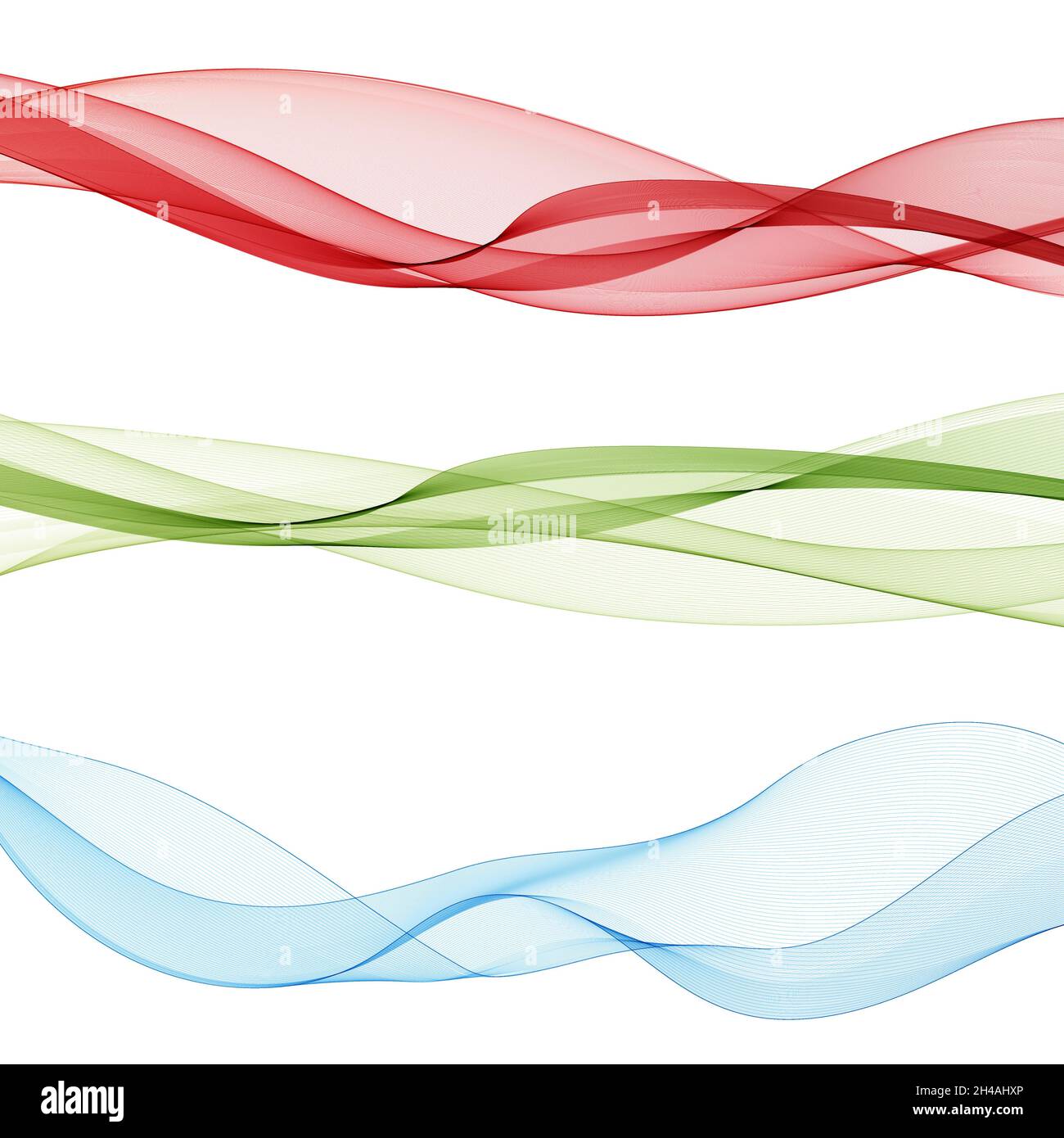 colorful wave. red, blue, green color. abstract vector background ...