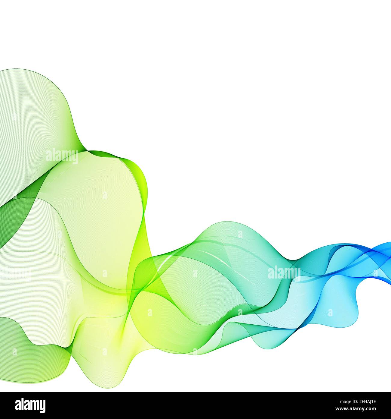 Abstract smooth color wave vector. Curve flow motion illustration Stock ...