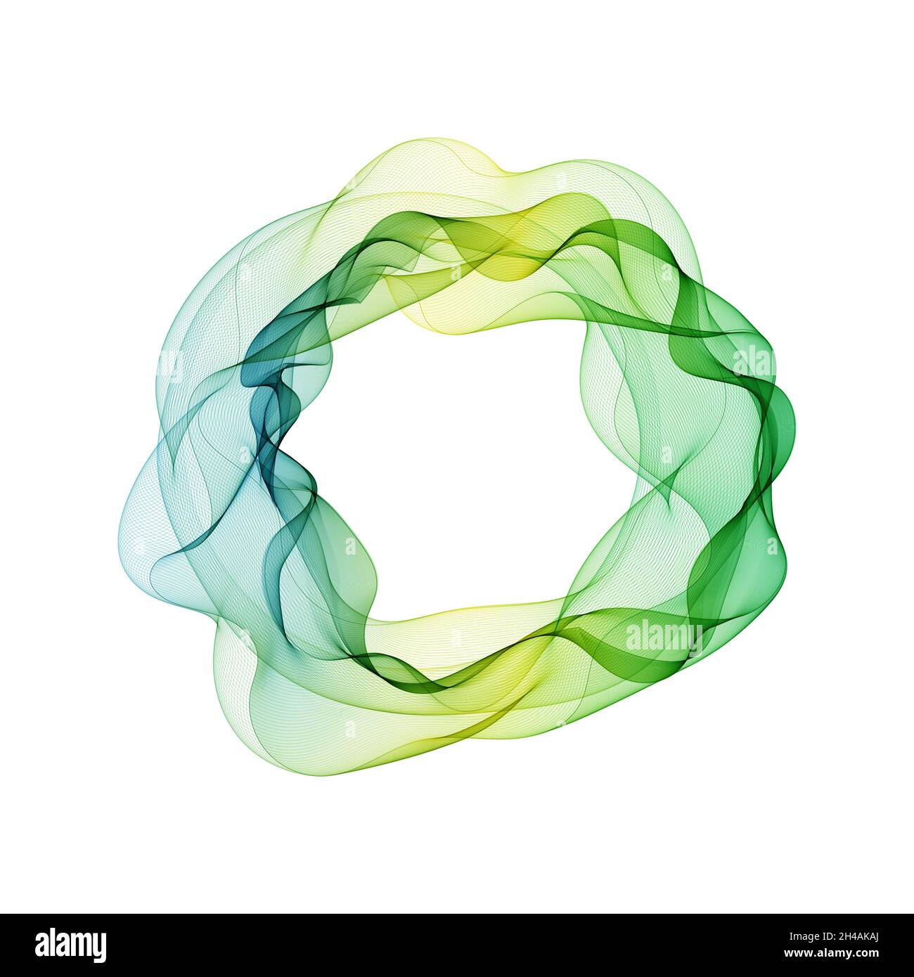 Abstract colored wave in the form of a circle. Design element Stock ...