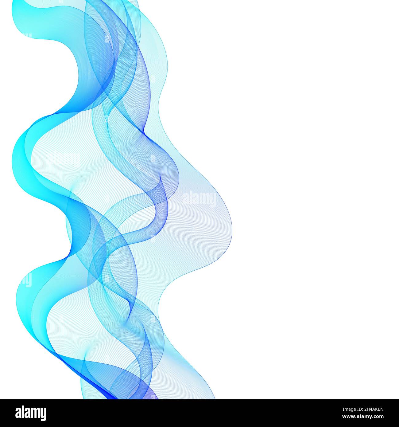 Blue Wave. Layout for presentation. Design element. Business project ...