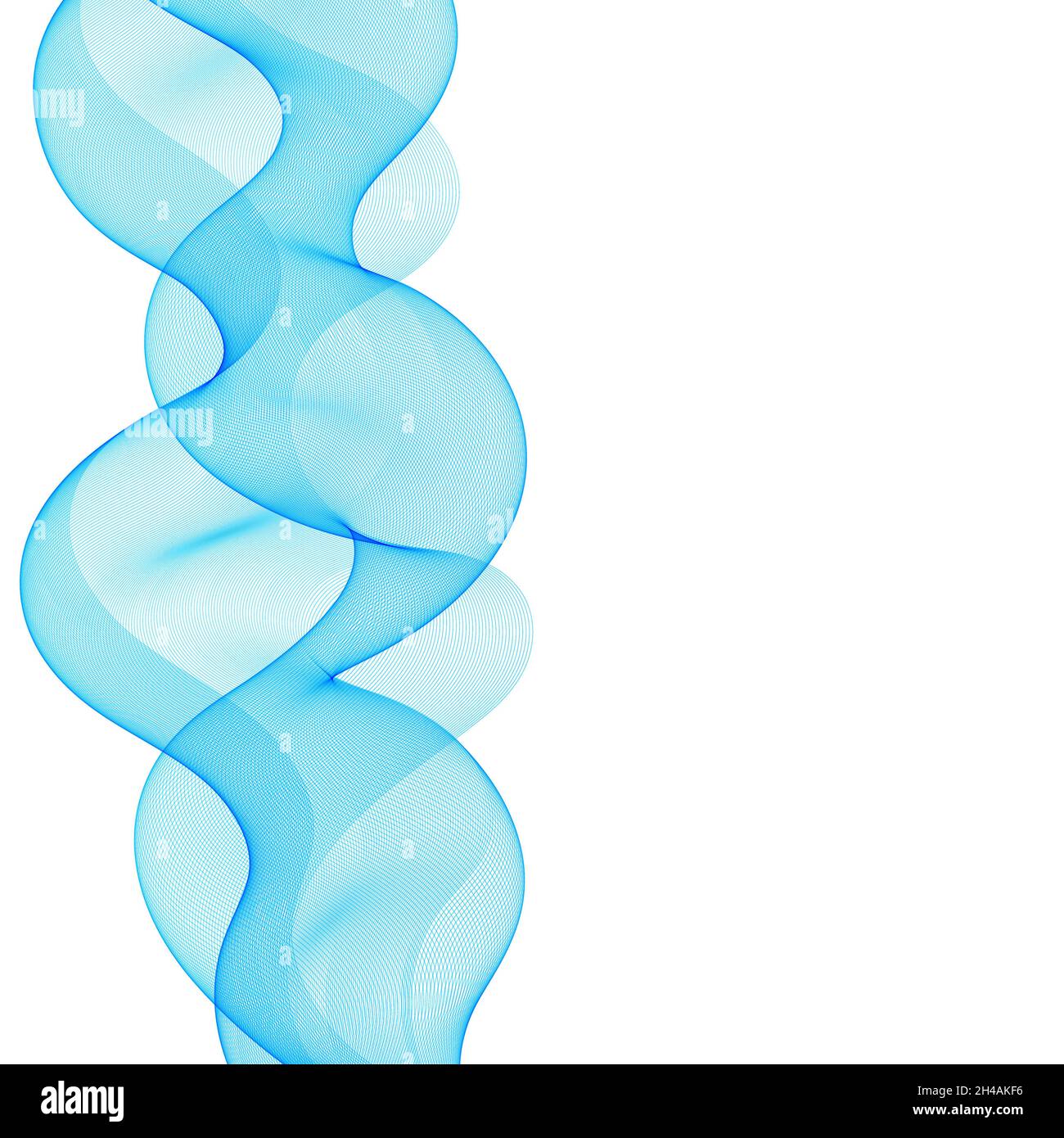 Blue Wave. Layout for presentation. Design element. Business project ...