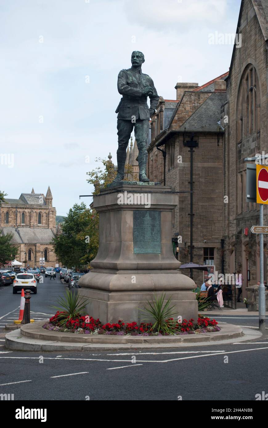 Statue commemorating Lieutenant-Colonel George Elliott Benson who died ...