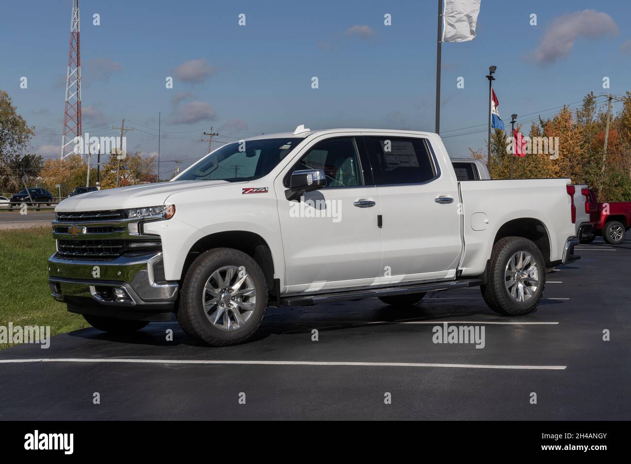 Kokomo - Circa October 2021: Chevrolet Silverado display. Chevy offers ...