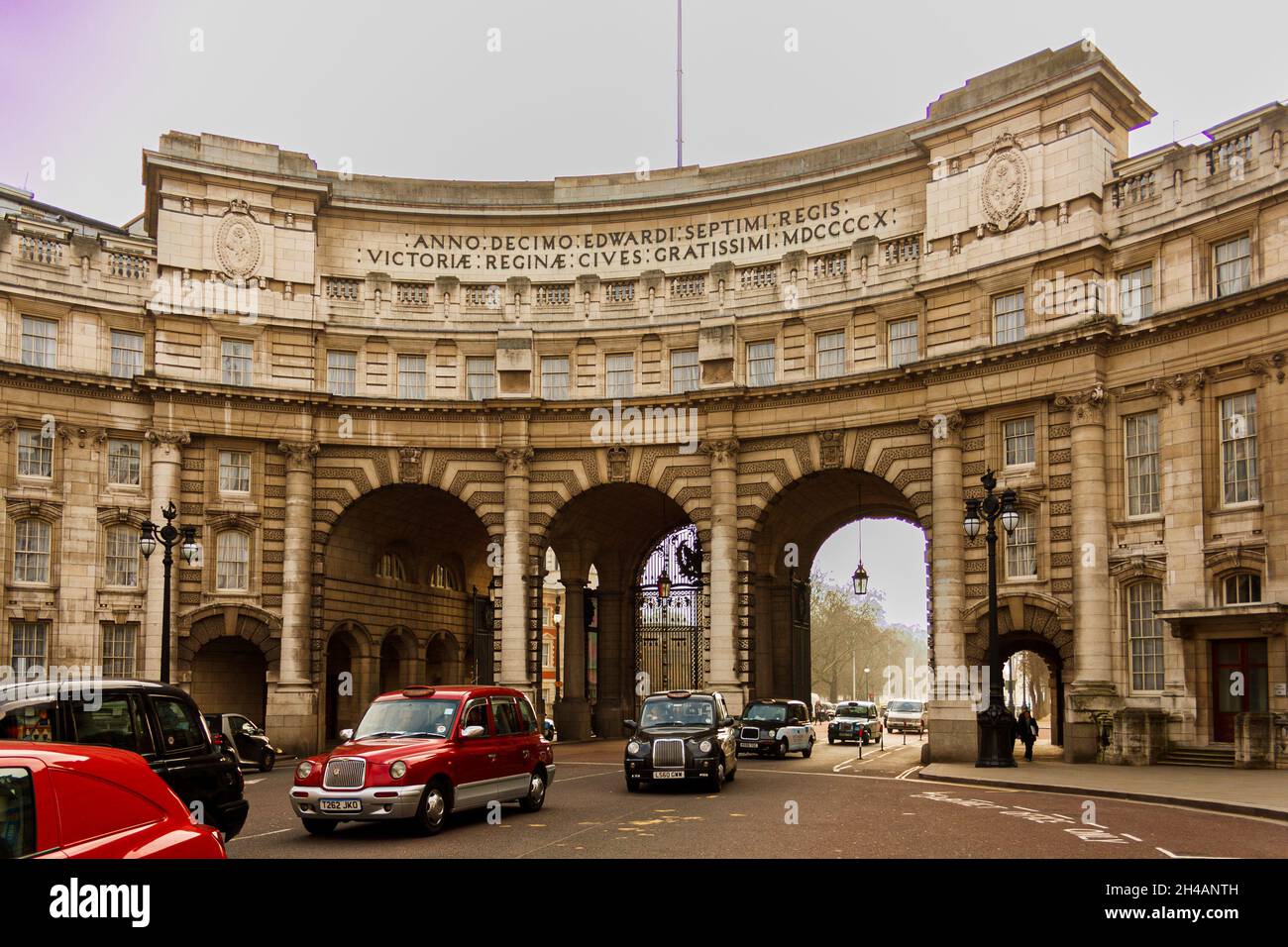 London, United Kingdom; March 15th 2011: View of the Admiralty Arch ...