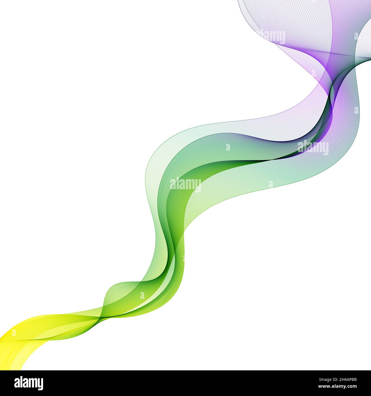 Abstract colored wave. Design element Stock Photo - Alamy