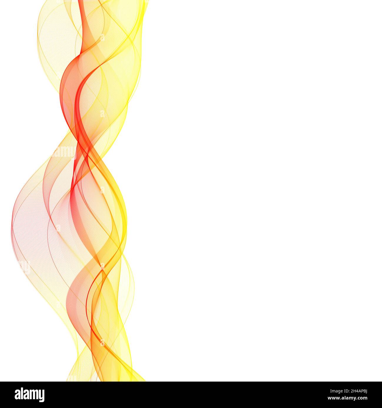 abstract curves. red and orange color lines. vector wave Stock Photo ...