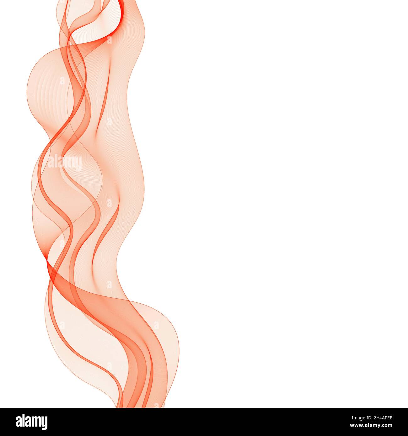 Abstract vector red wave. Design element Stock Photo - Alamy