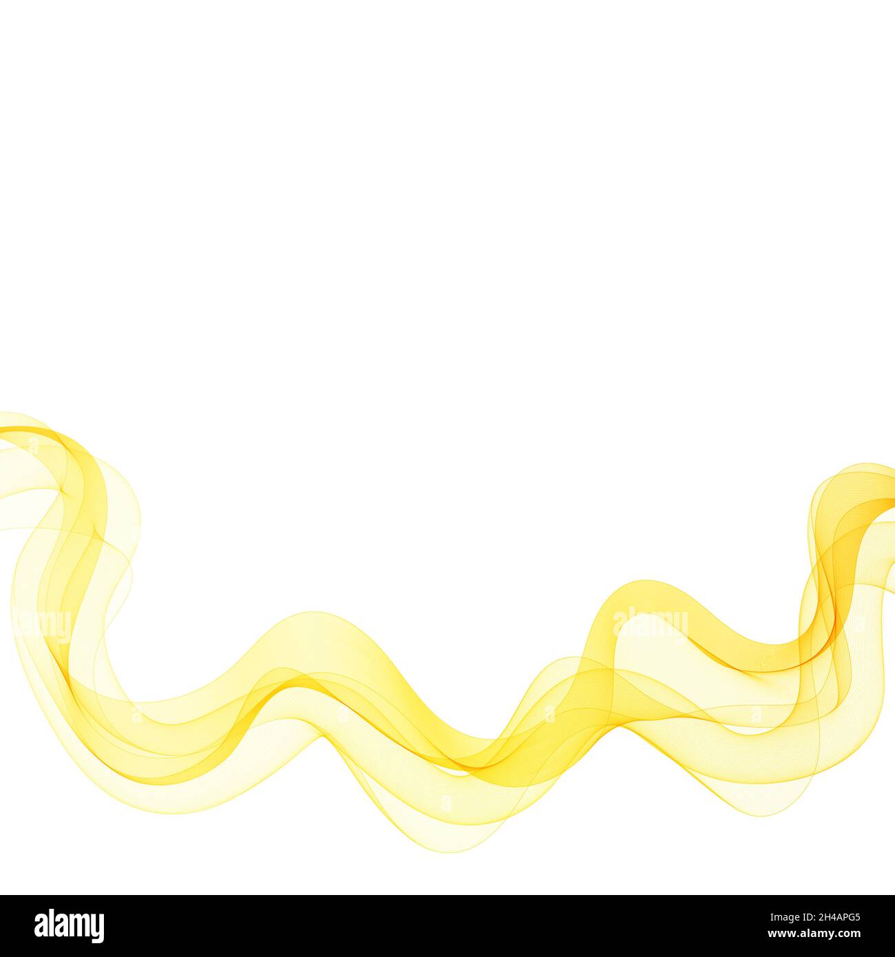 Yellow vector wave. Abstract background 10 Stock Photo - Alamy