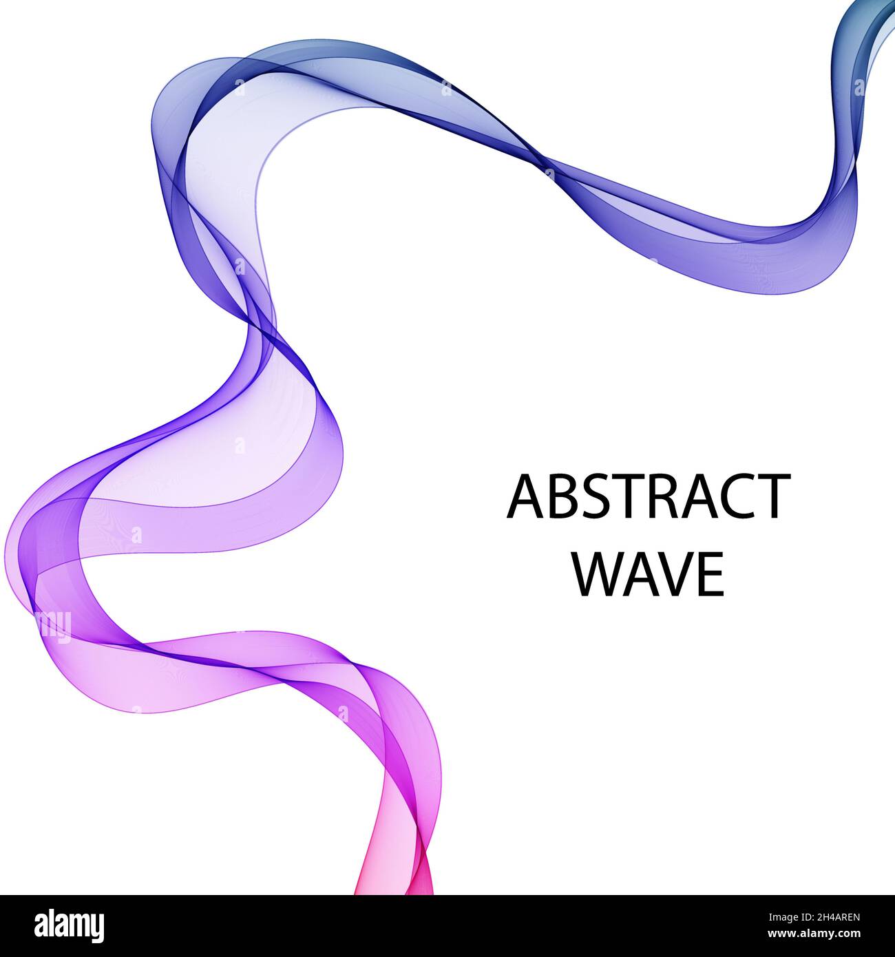 Blue abstract wave, windy background Design Stock Photo - Alamy