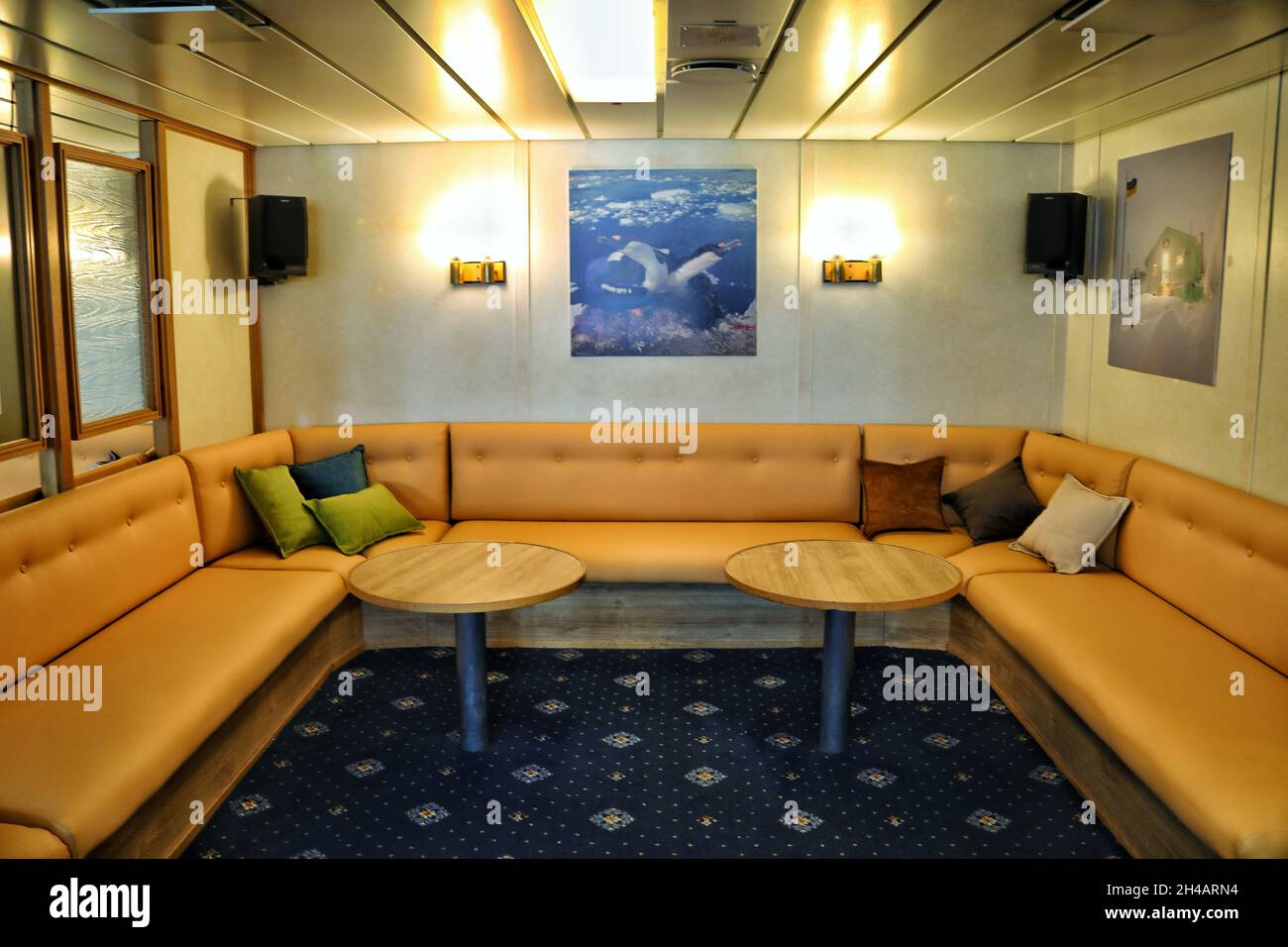 Non Exclusive: Equipment is pictured on board the Noosphere (RRS James ...