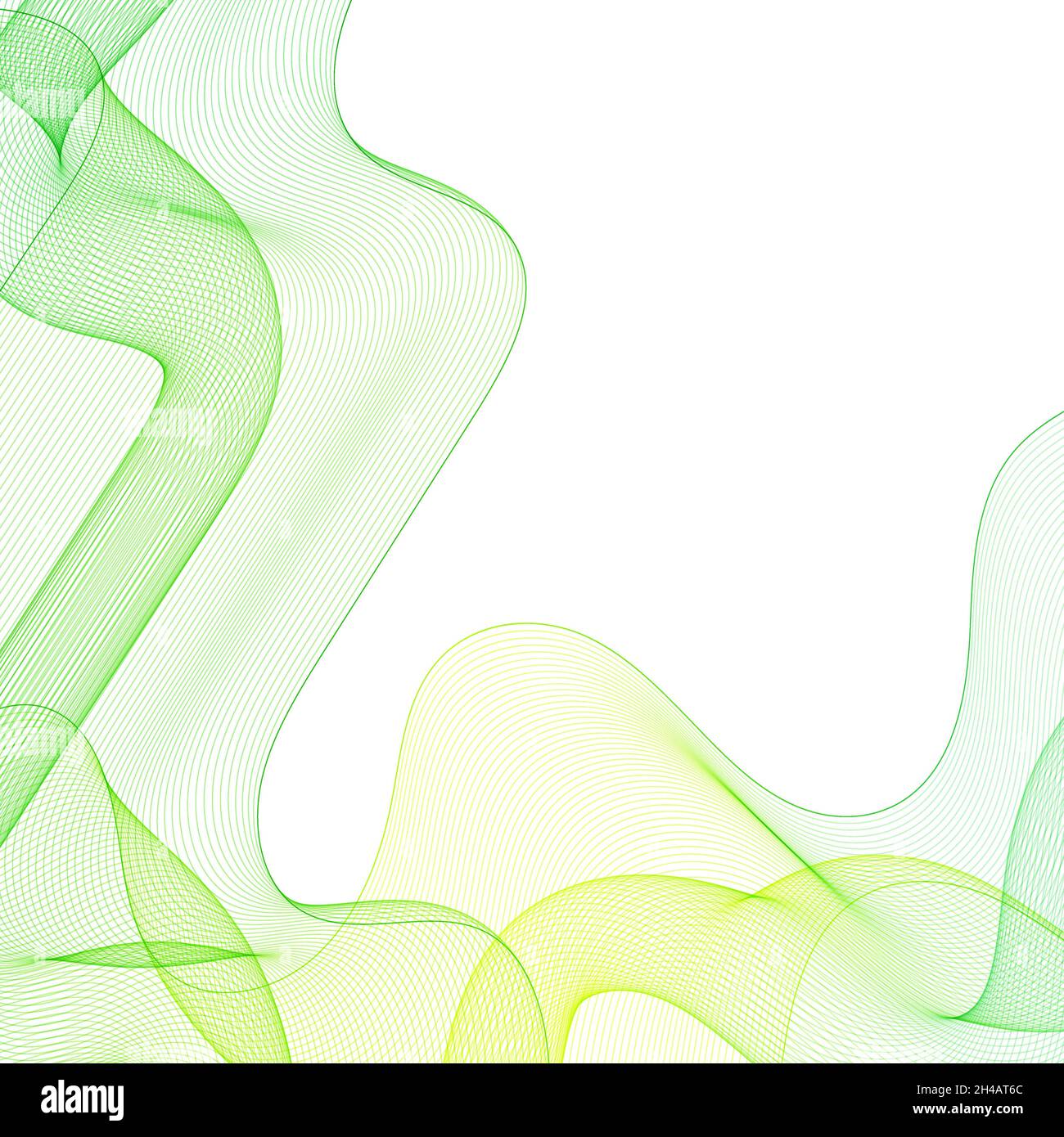 Green waves. Abstract graphics. Wave for advertising. eps 10 Stock ...