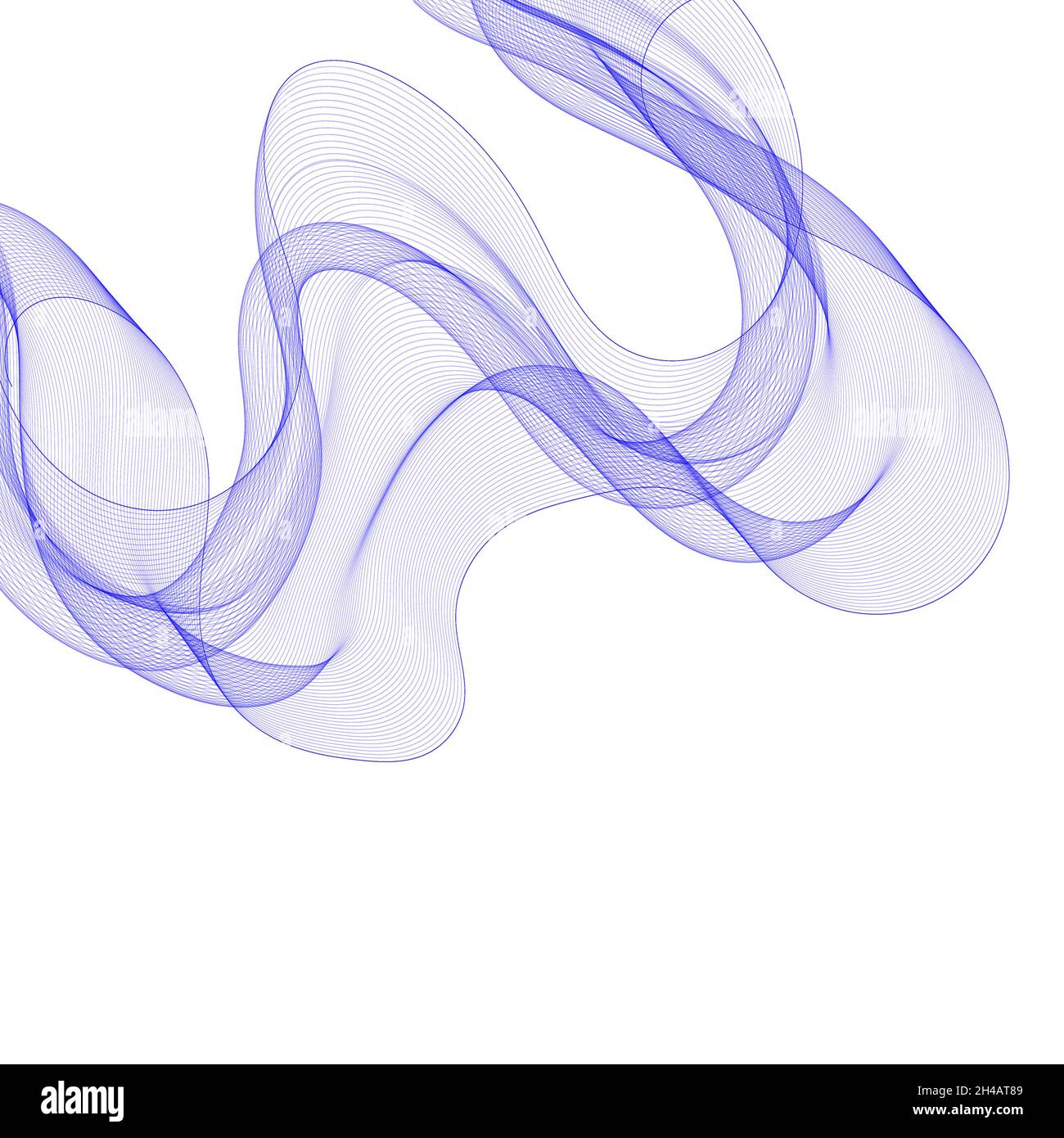 Abstract blue wavy lines. Colorful background Stock Photo - Alamy