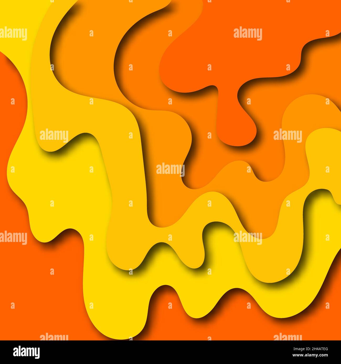 Abstract background. Liquid figures. Dynamic banner design. Paper cut ...