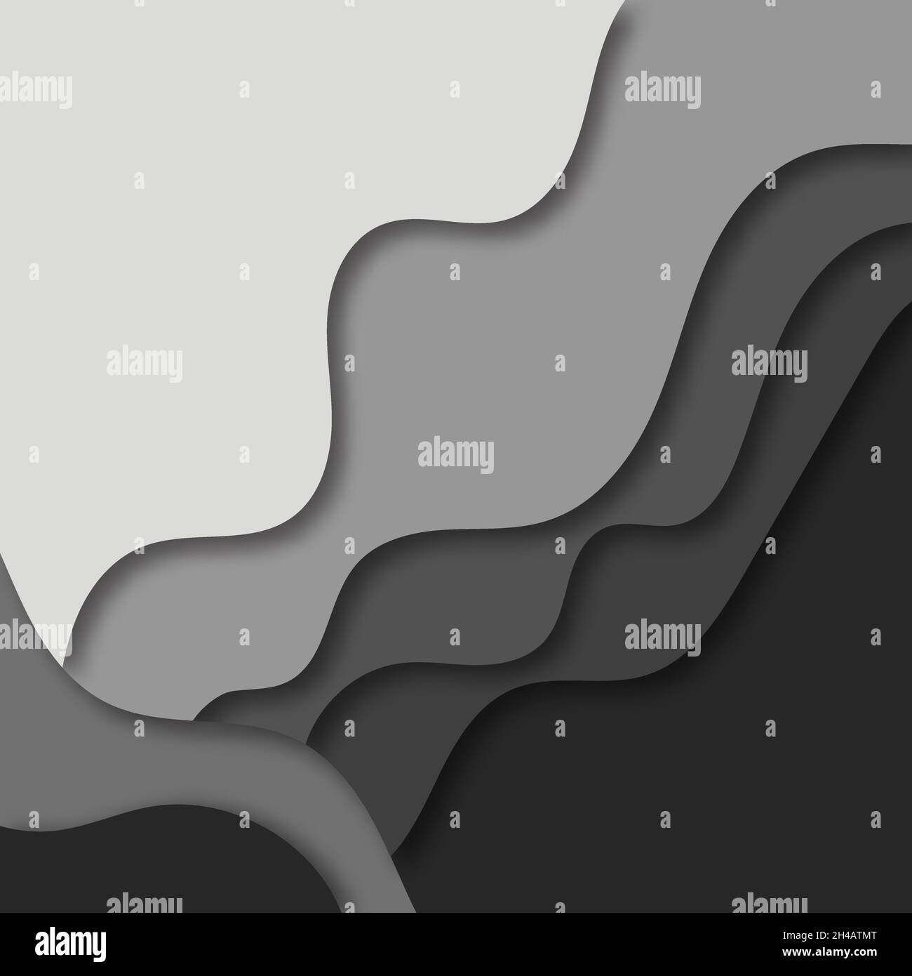 Papercut. Vector background. Abstract shapes with shadow Stock Photo ...