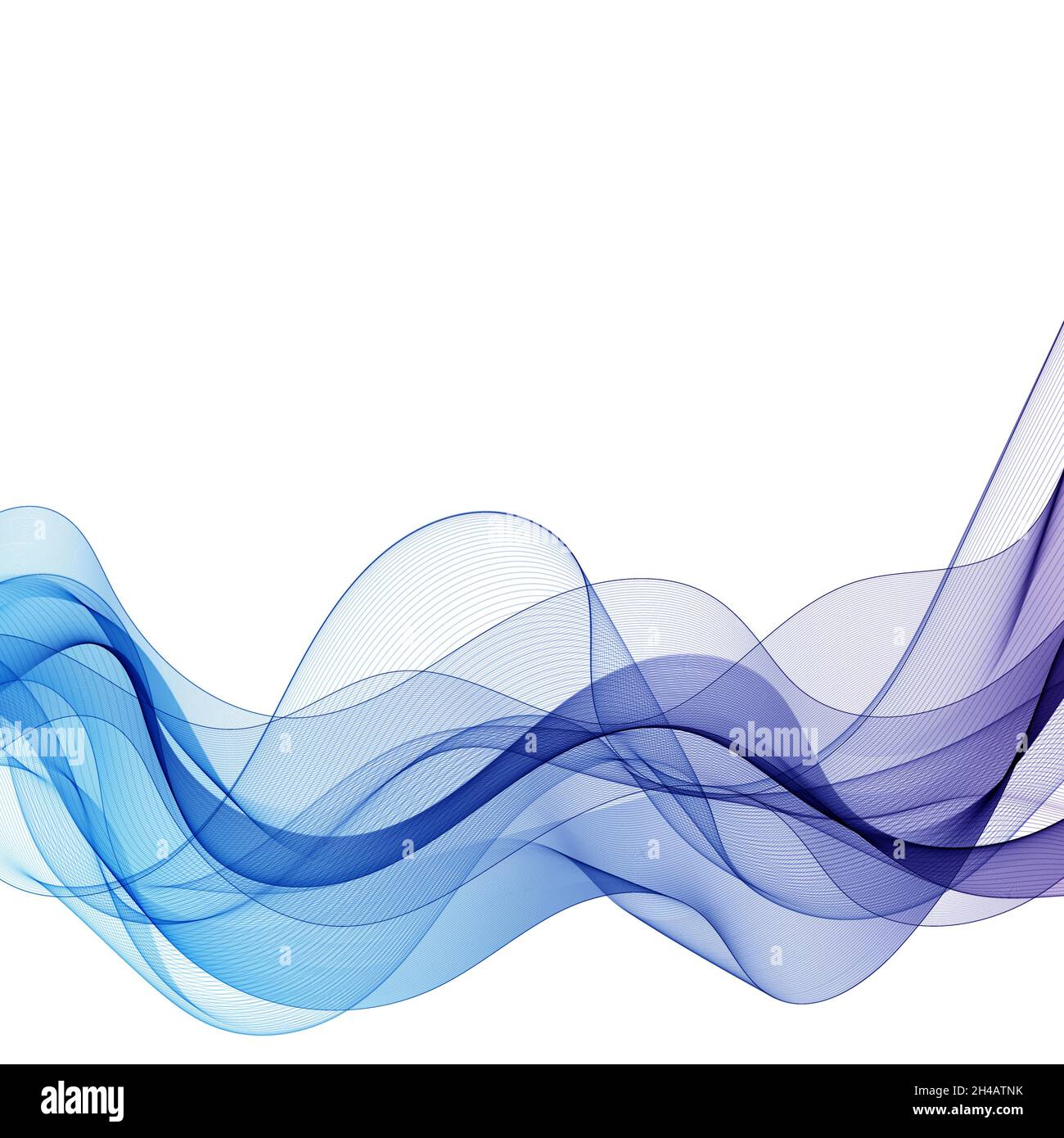 blue vector wave pattern. Abstraction for decoration. Design element ...