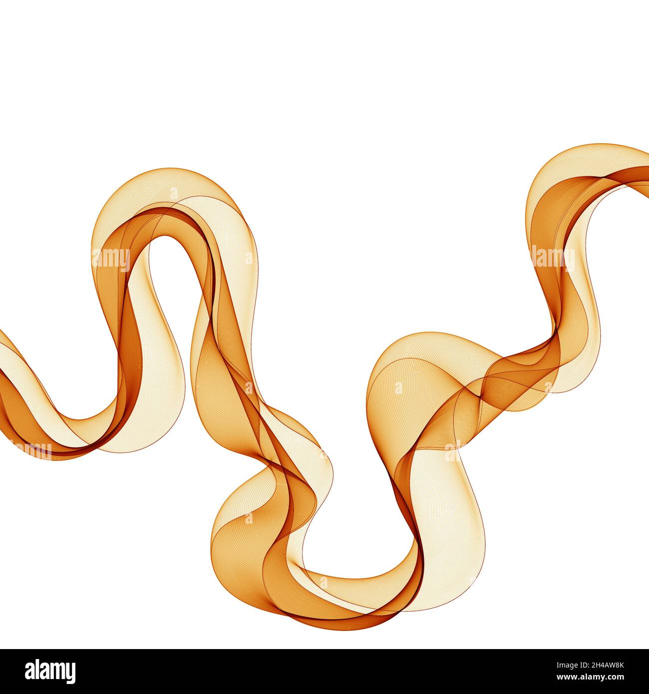 Brown wave.Decoration element. Presentation template. Layout for ...