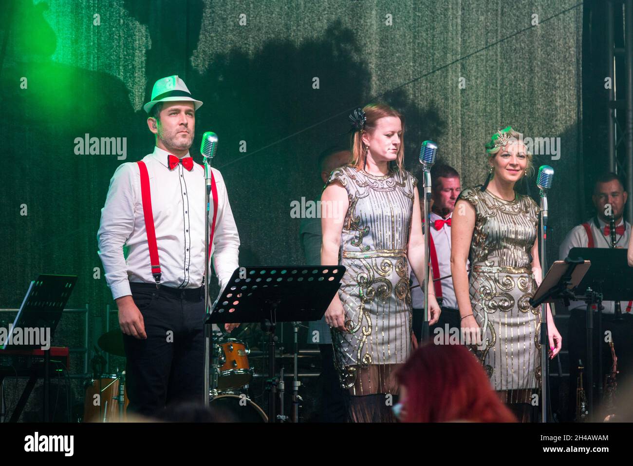 Local Vintage Company concert at Kult100 event during the centenary ...