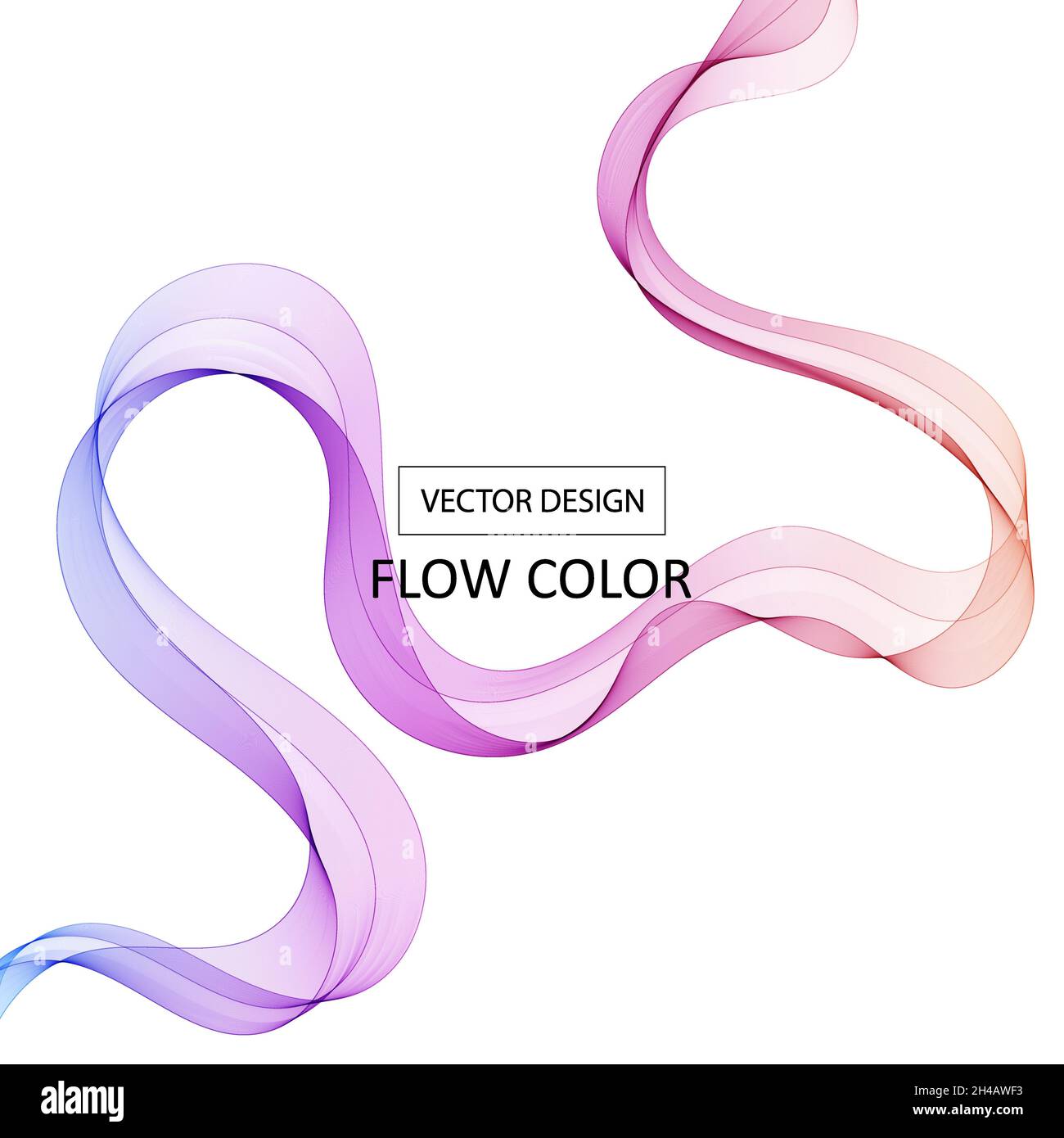 Colored wave. Layout for advertising Stock Photo - Alamy