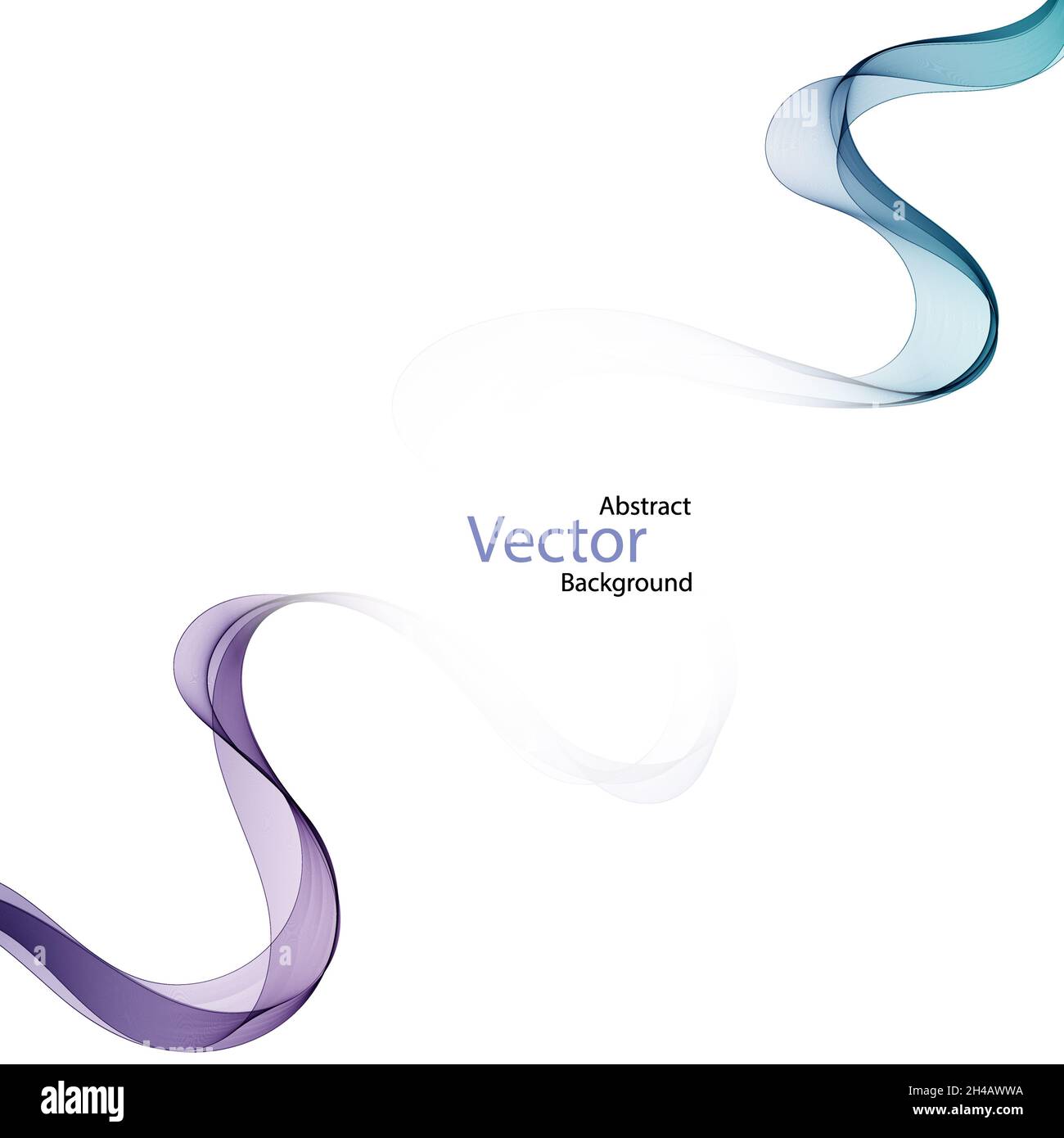 Blue modern wave. design element Stock Photo - Alamy