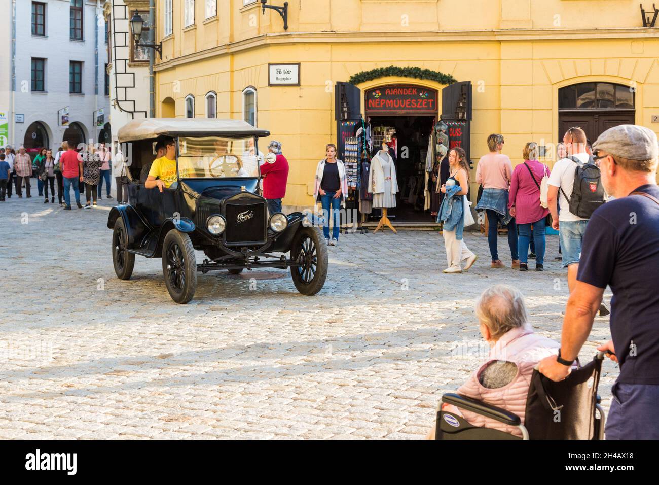 Old Ford model T driving at Kult100 event during the centenary year of ...
