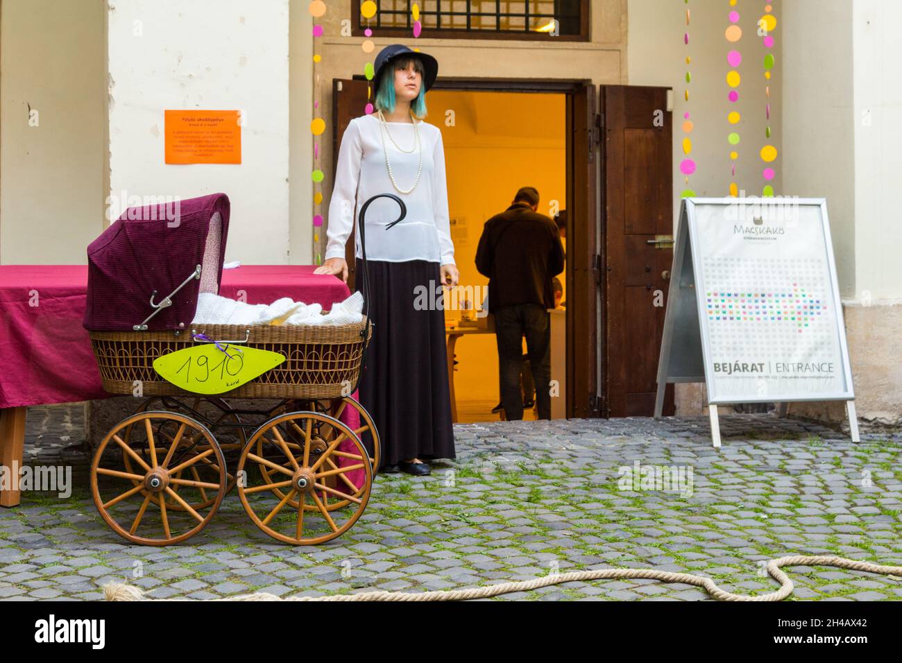 Old pram from 1910, Kult100 event during the centenary year of Sopron ...