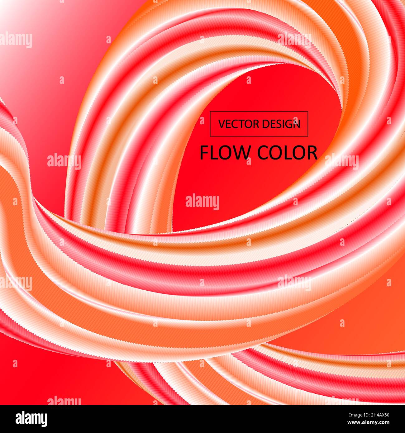 Abstract liquid red wave. Template for presentation, advertising Stock ...
