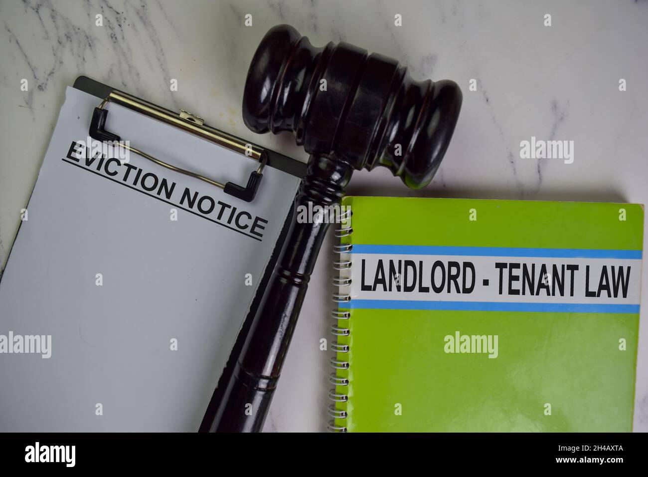 Eviction Notice text on Document form and book Lanlord-Tenant Law ...