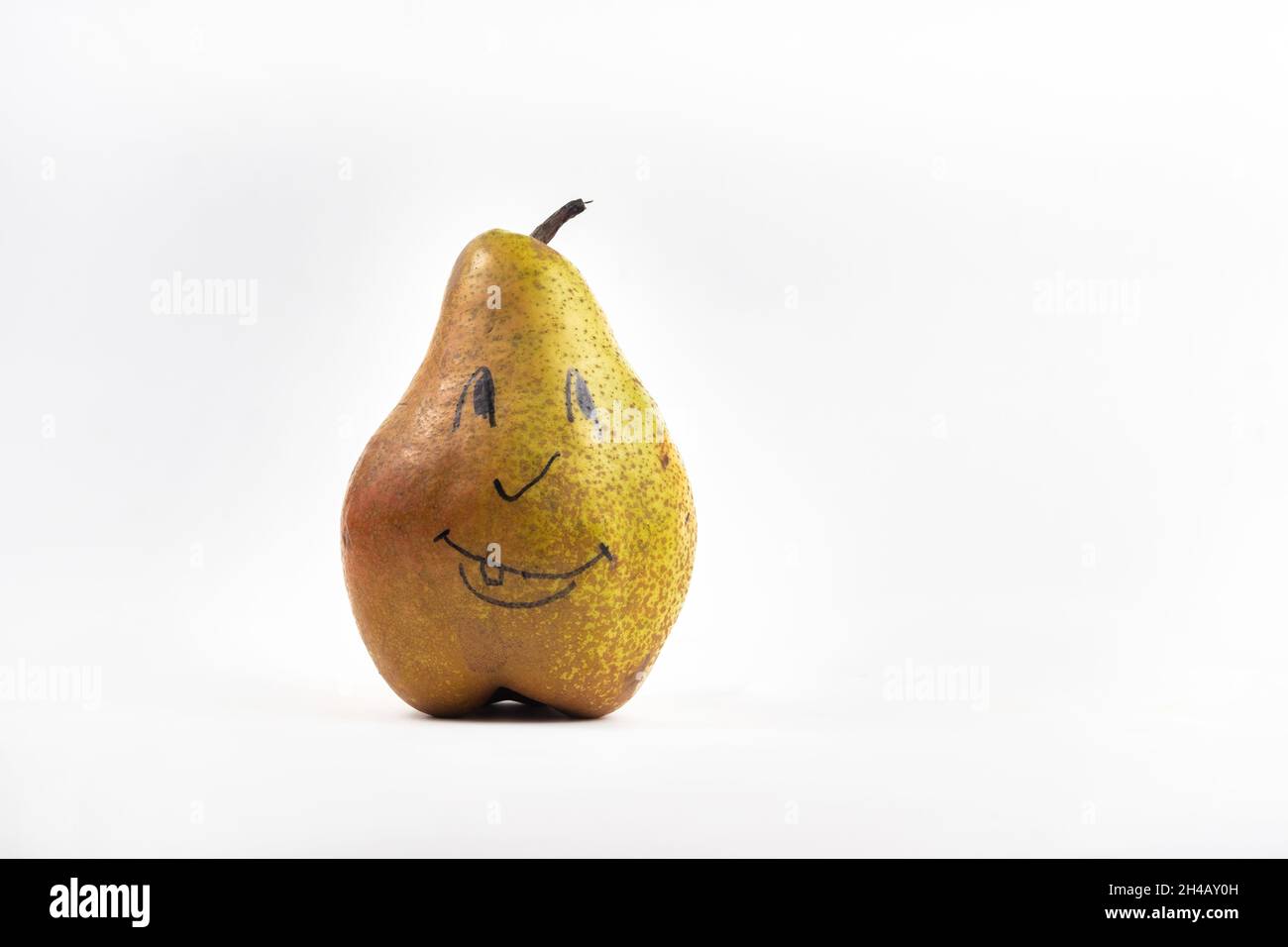 Pear face isolated on white hi-res stock photography and images - Alamy