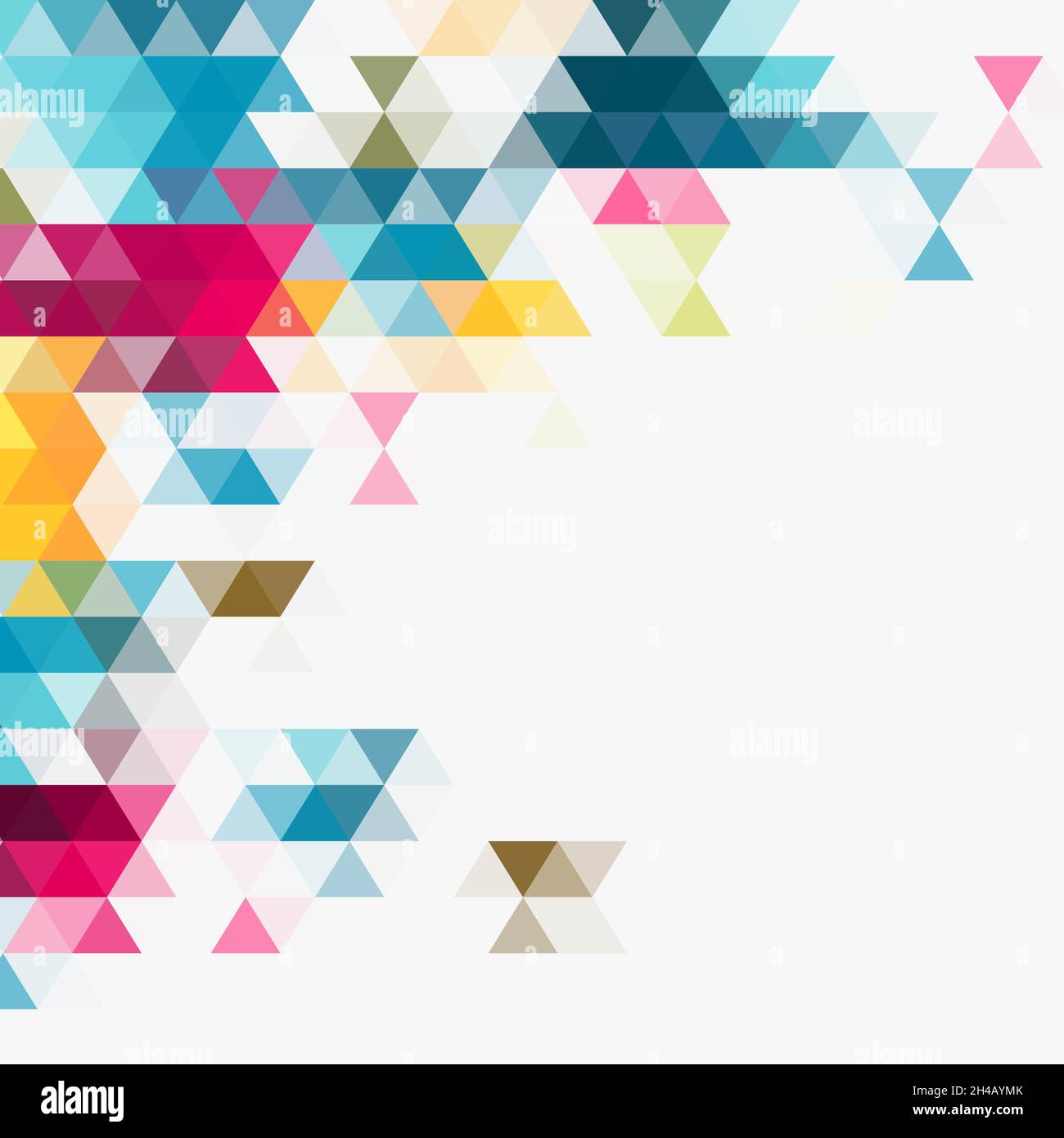 Colored abstract geometric background. design element. Vector triangles Stock Photo - Alamy