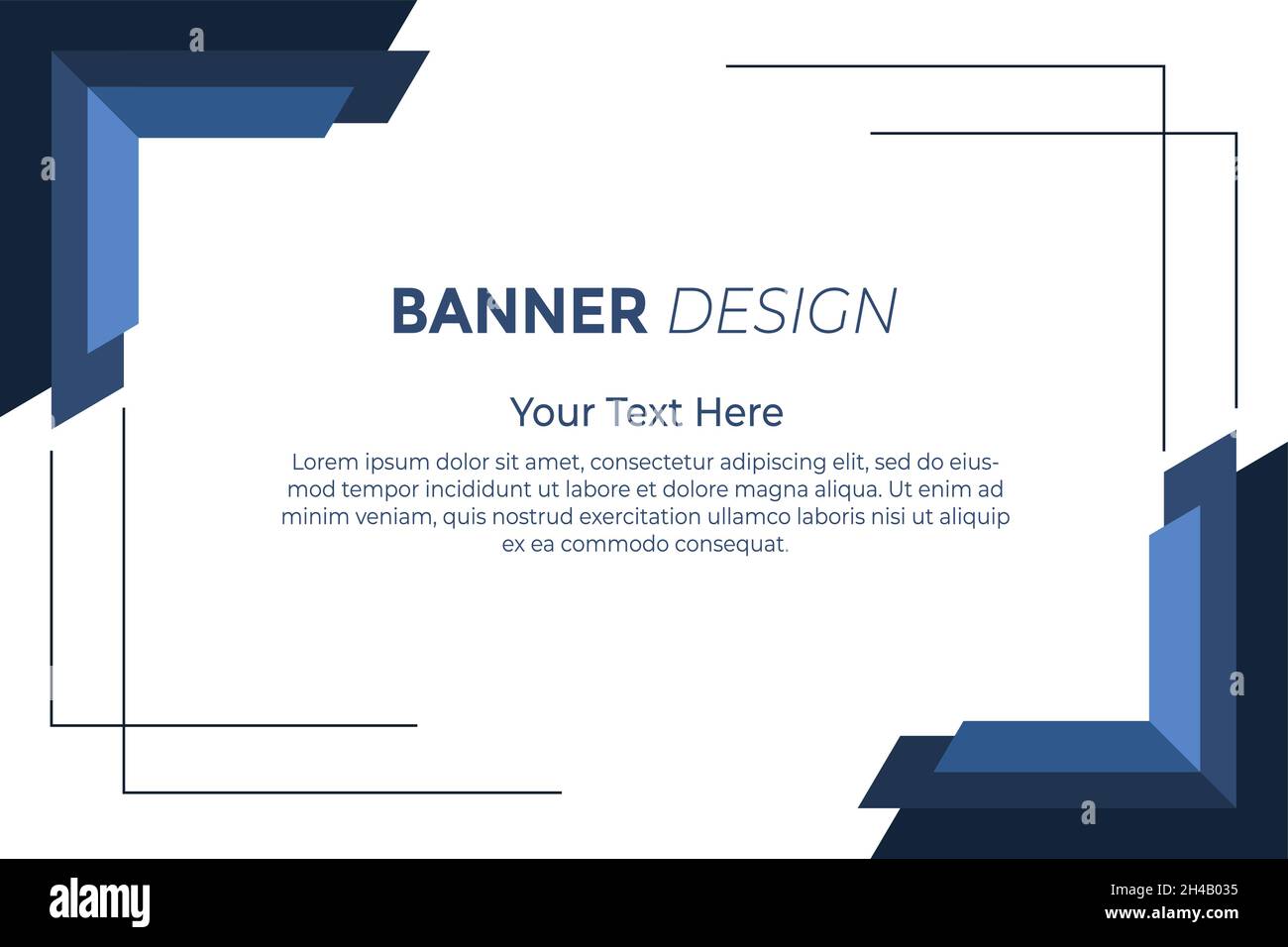 Modern banner background template vector illustration Stock Vector ...