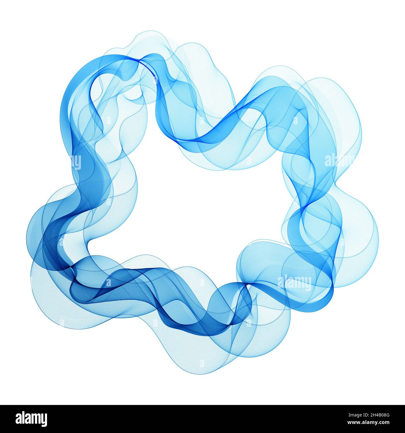 Blue wave pattern.Modern design element. Layout for advertising ...
