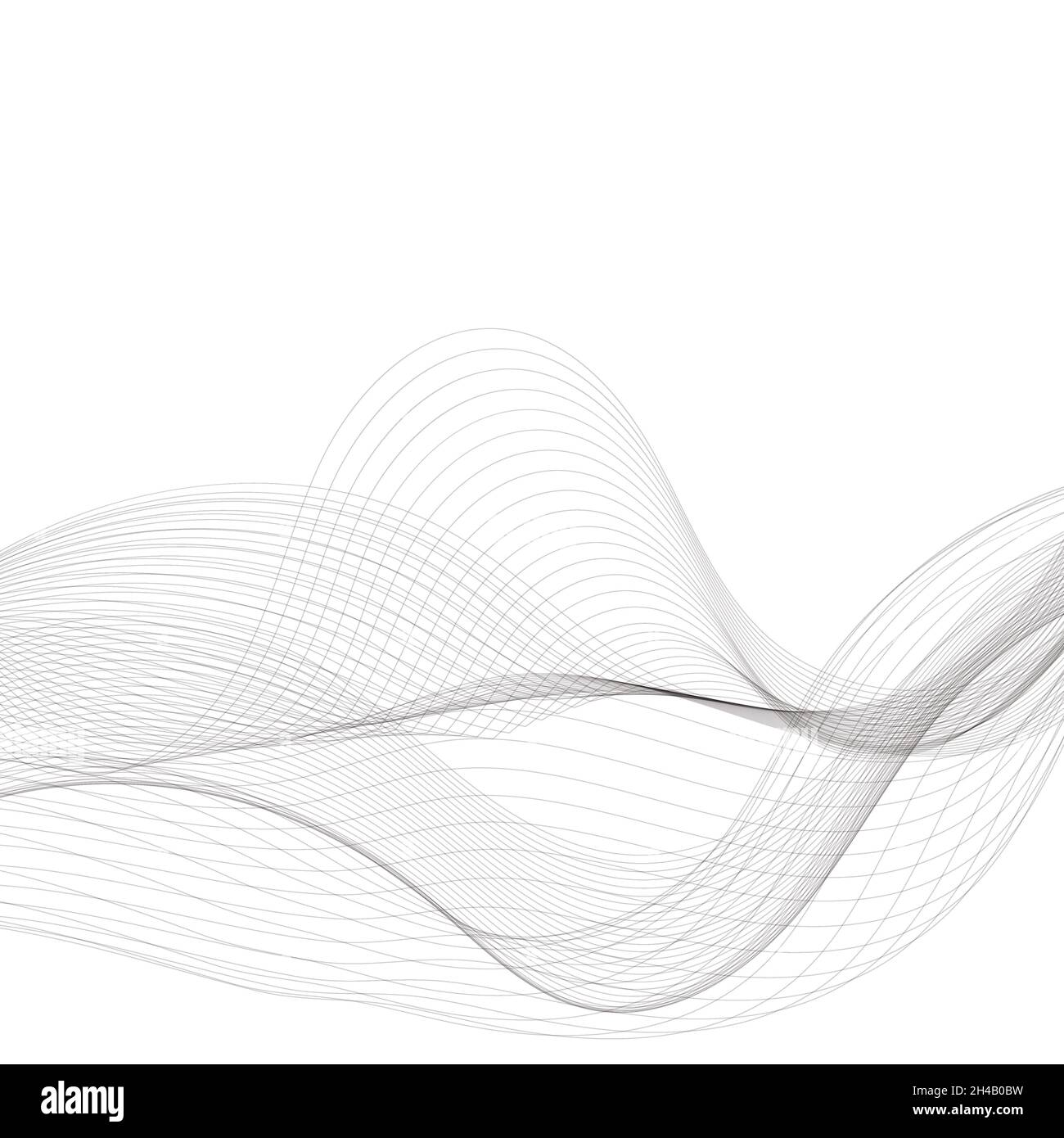 Gray abstract wave. background Design element Stock Photo - Alamy