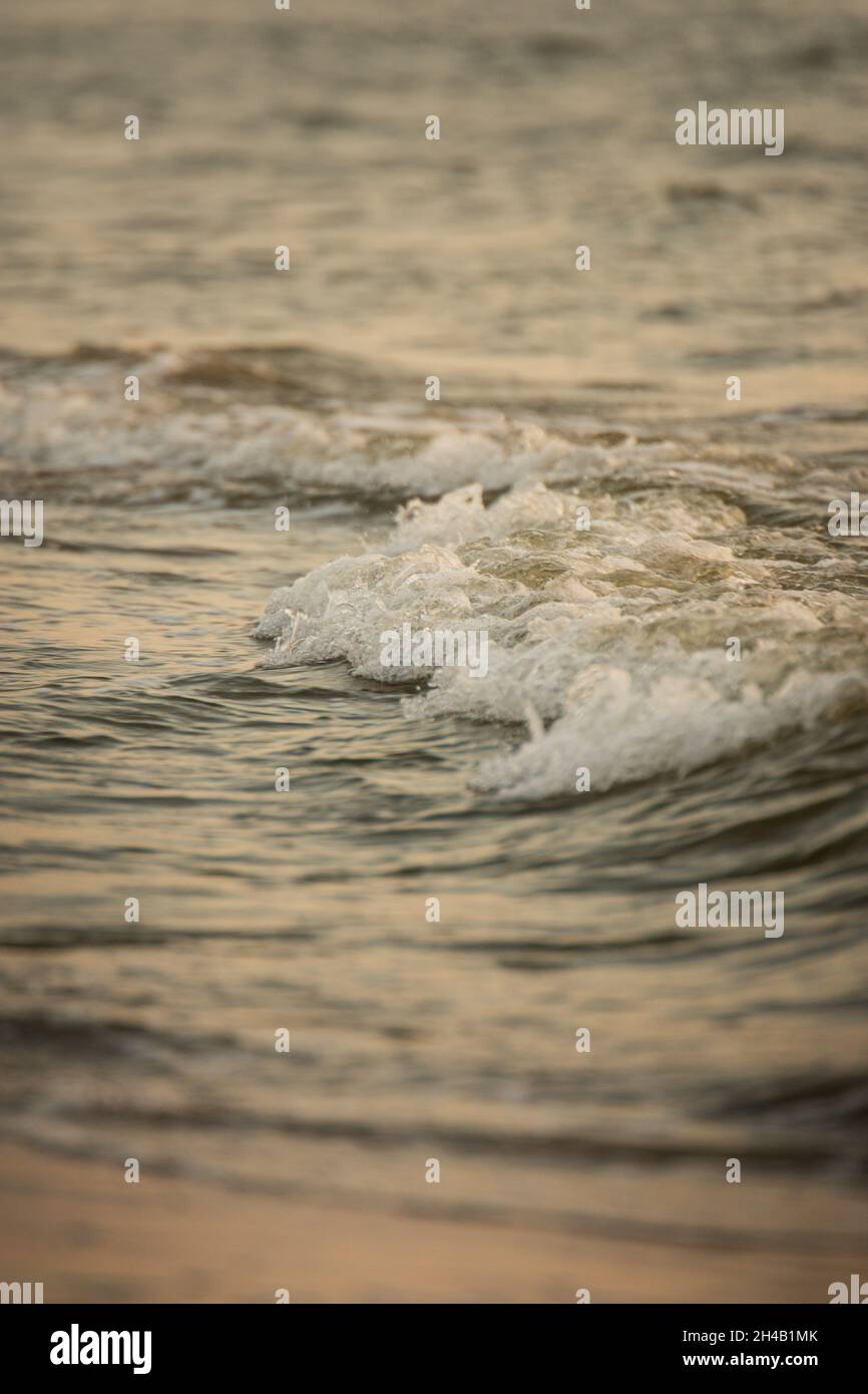 Beautiful view of soft ocean wave Stock Photo - Alamy