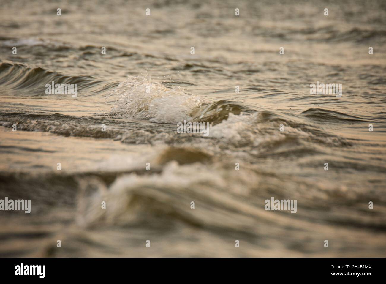 Beautiful view of soft ocean wave Stock Photo - Alamy