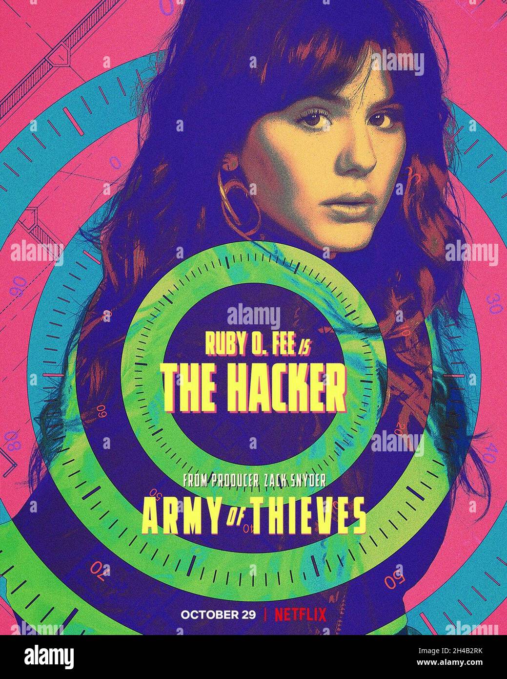 ARMY OF THIEVES, US character poster, Ruby O. Fee, 2021. © Netflix ...