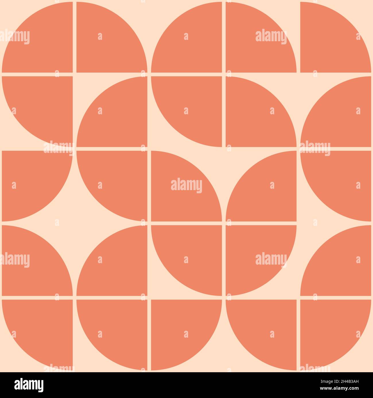 Mid century modern pattern. Vector illustration Stock Vector Image ...