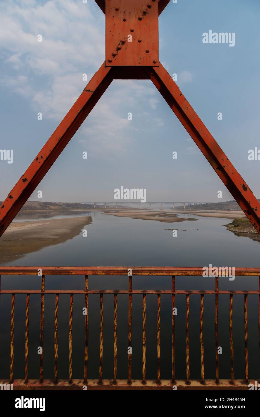 A river and a bridge Stock Photo - Alamy