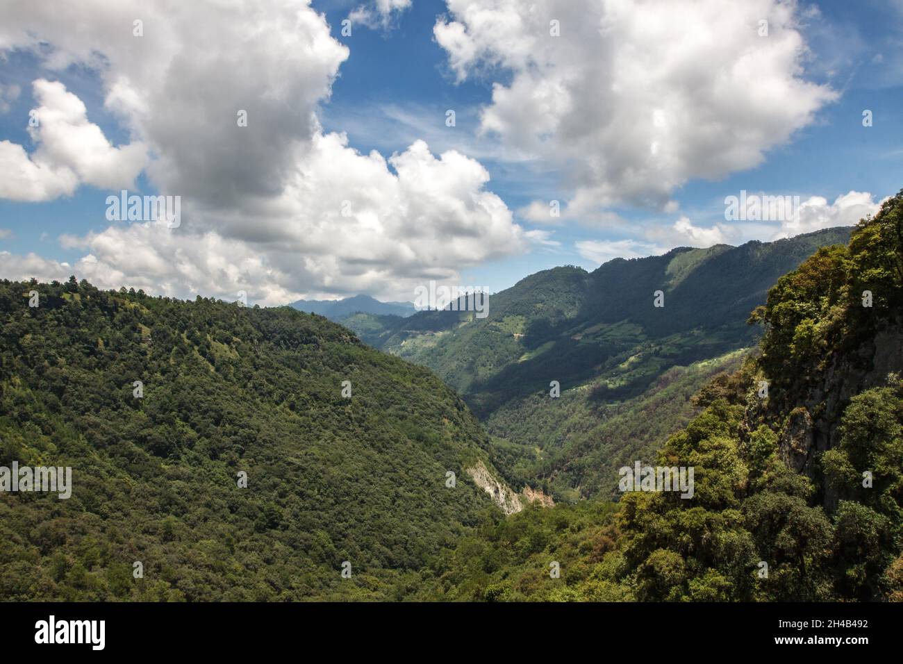 Beautiful landscape of the Cascadas Tuliman, San Mexico Stock Photo - Alamy