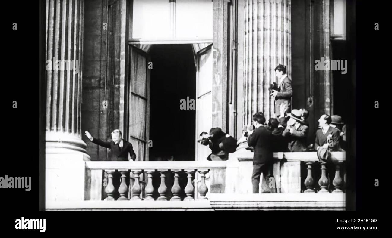 THE REAL CHARLIE CHAPLIN, Charles Chaplin (left), and photographers at ...