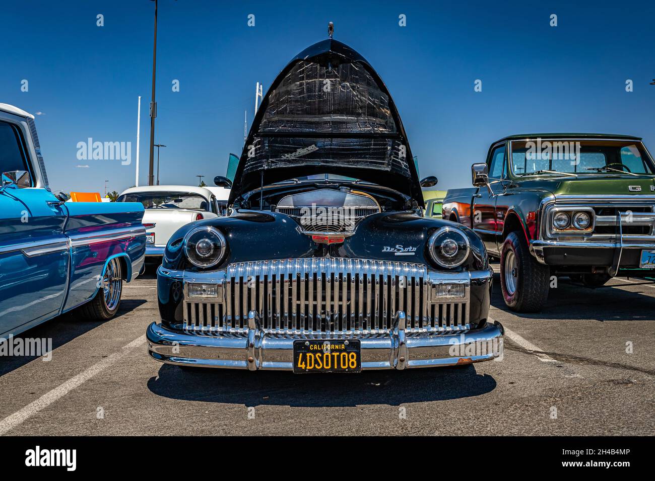Reno, NV - August 4, 2021: 1948 DeSoto Club Coupe at a local car show ...