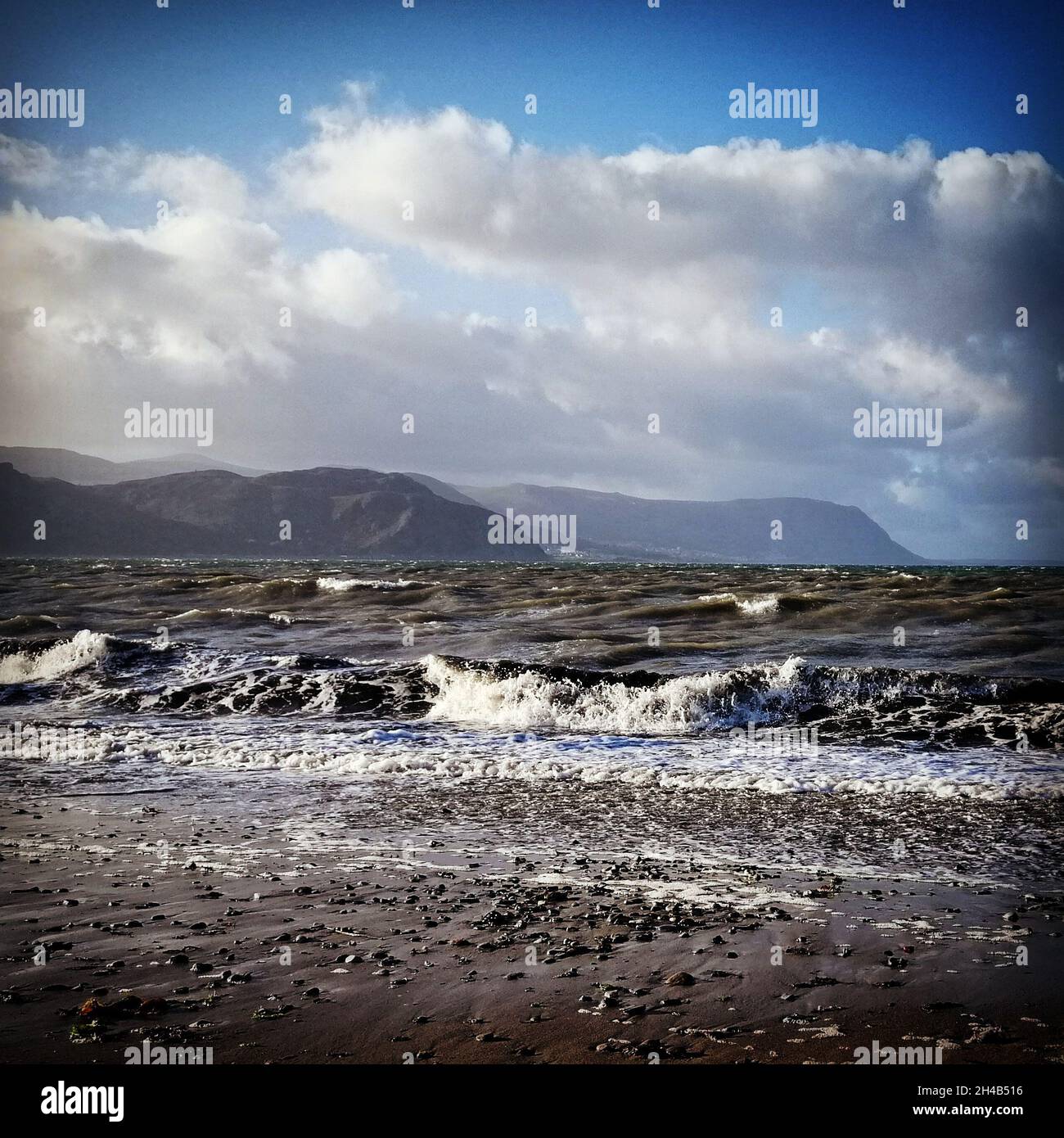 Pebbles beach wales llandudno hi-res stock photography and images - Alamy