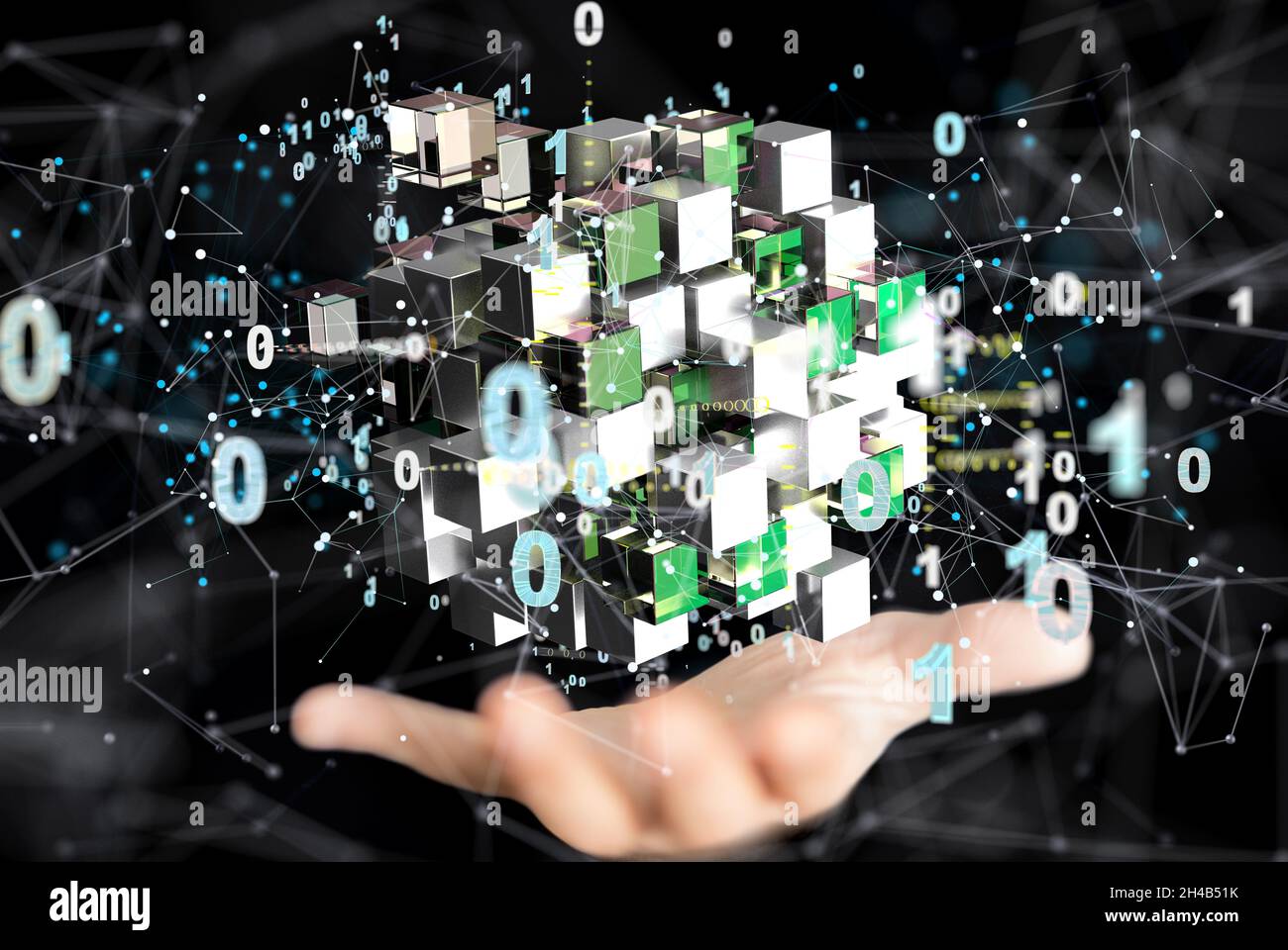 Abstract business intro digital rendering hi-res stock photography and images - Alamy