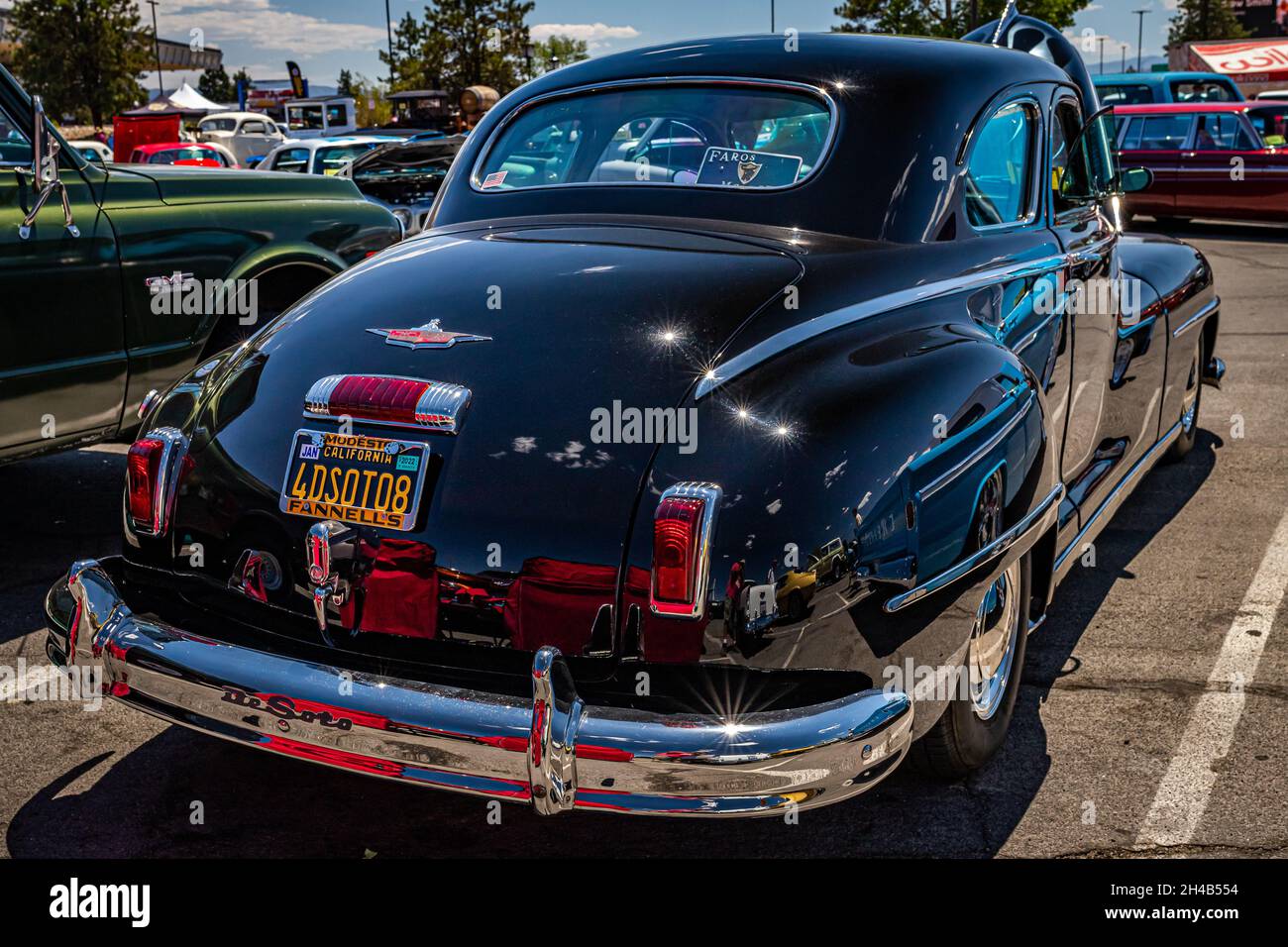 Reno, NV - August 4, 2021: 1948 DeSoto Club Coupe at a local car show ...