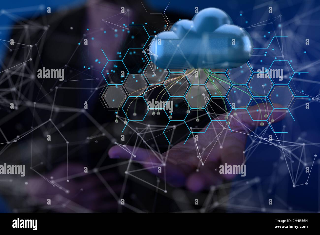 Ui of Cloud Computing Technology Internet Storage Network Concept Stock Photo - Alamy